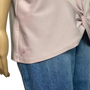 Fabletics | Tops | Fabletics Light Pink Open Back Workout Top Xxl ...